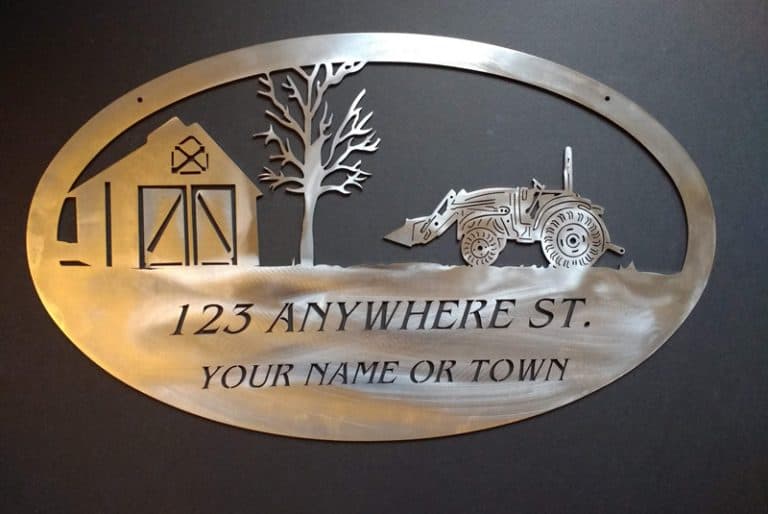 Custom Farm Signs-Laser Cut Metal - Ask Tractor Mike