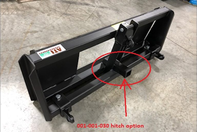 Skid Loader Universal Quick Attach to Tractor Three-Point Hitch Adapter ...