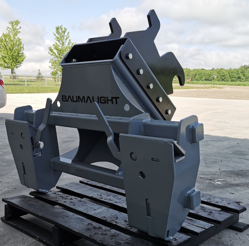 The "Dipper Buddy" Kubota KX080-3 Excavator to Skid Loader Adapter