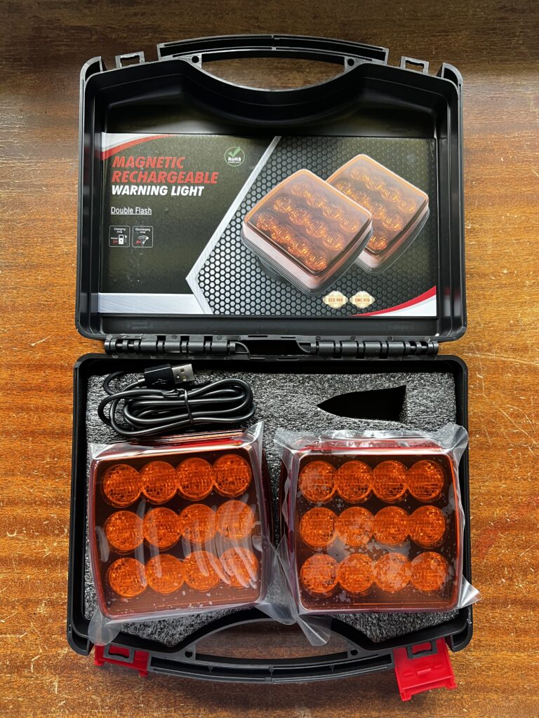 CLOSEOUT SPECIAL: Magnetic LED Rechargeable Flasher Kit • Ask Tractor Mike