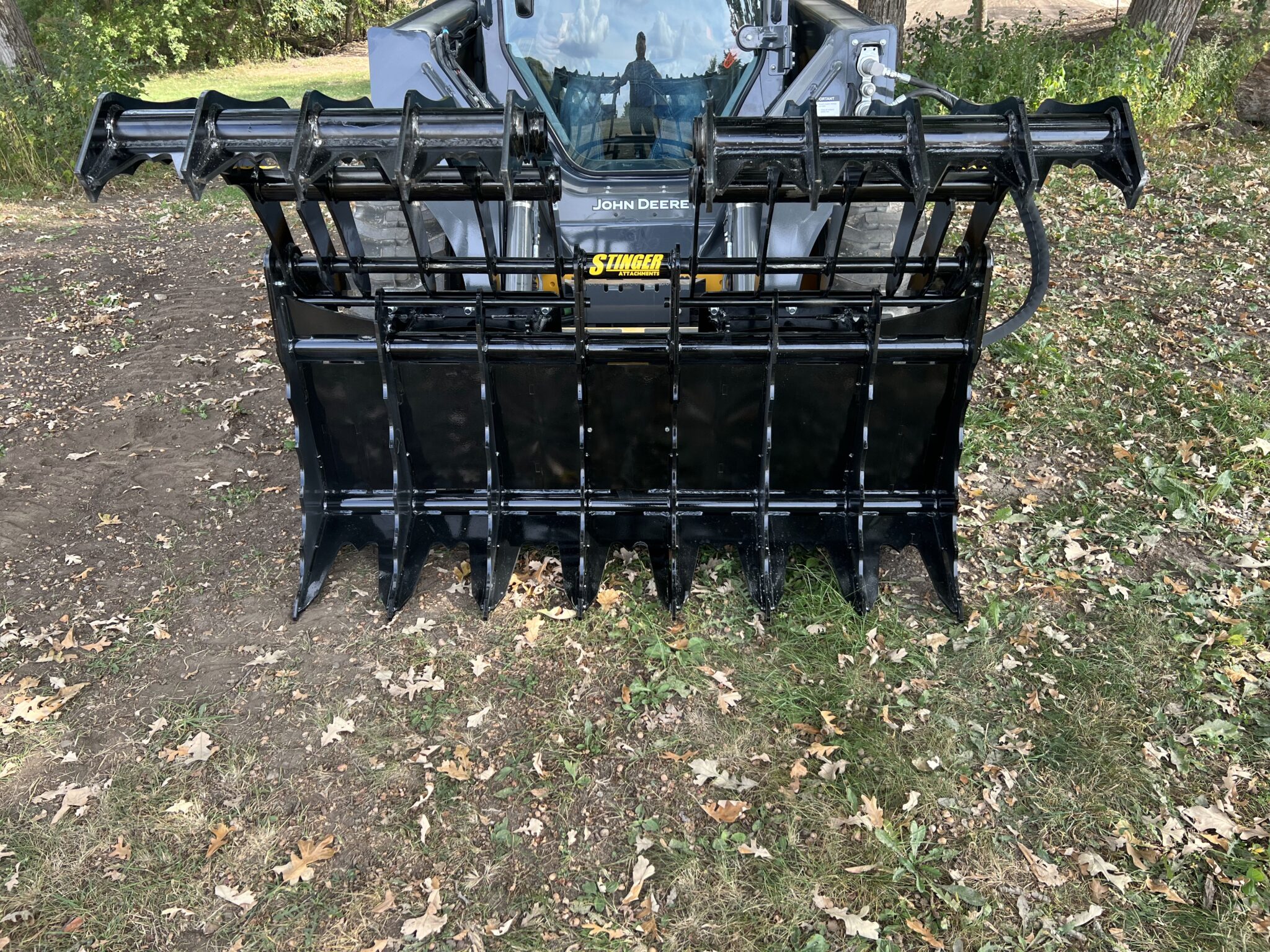 Mini Grapple Rake For John Deere Compact Tractors - Ask Tractor Mike