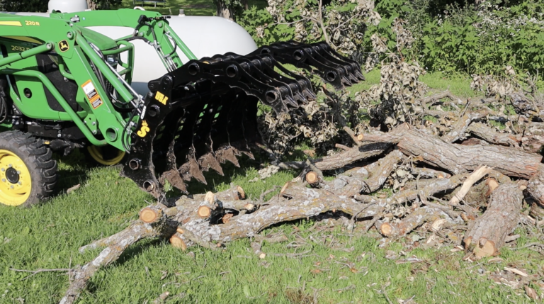 Mini Grapple Rake For John Deere Compact Tractors - Ask Tractor Mike