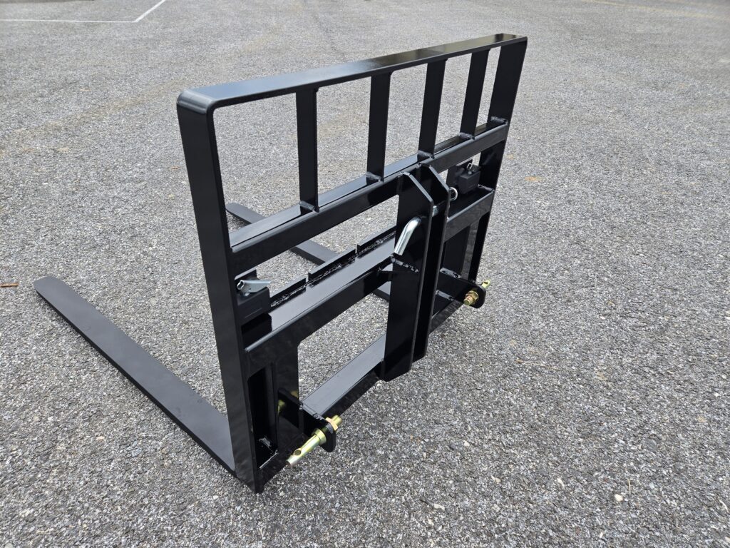 "Hi-Vis" Pallet Forks for Skid Loaders & Tractors-Ask Tractor Mike